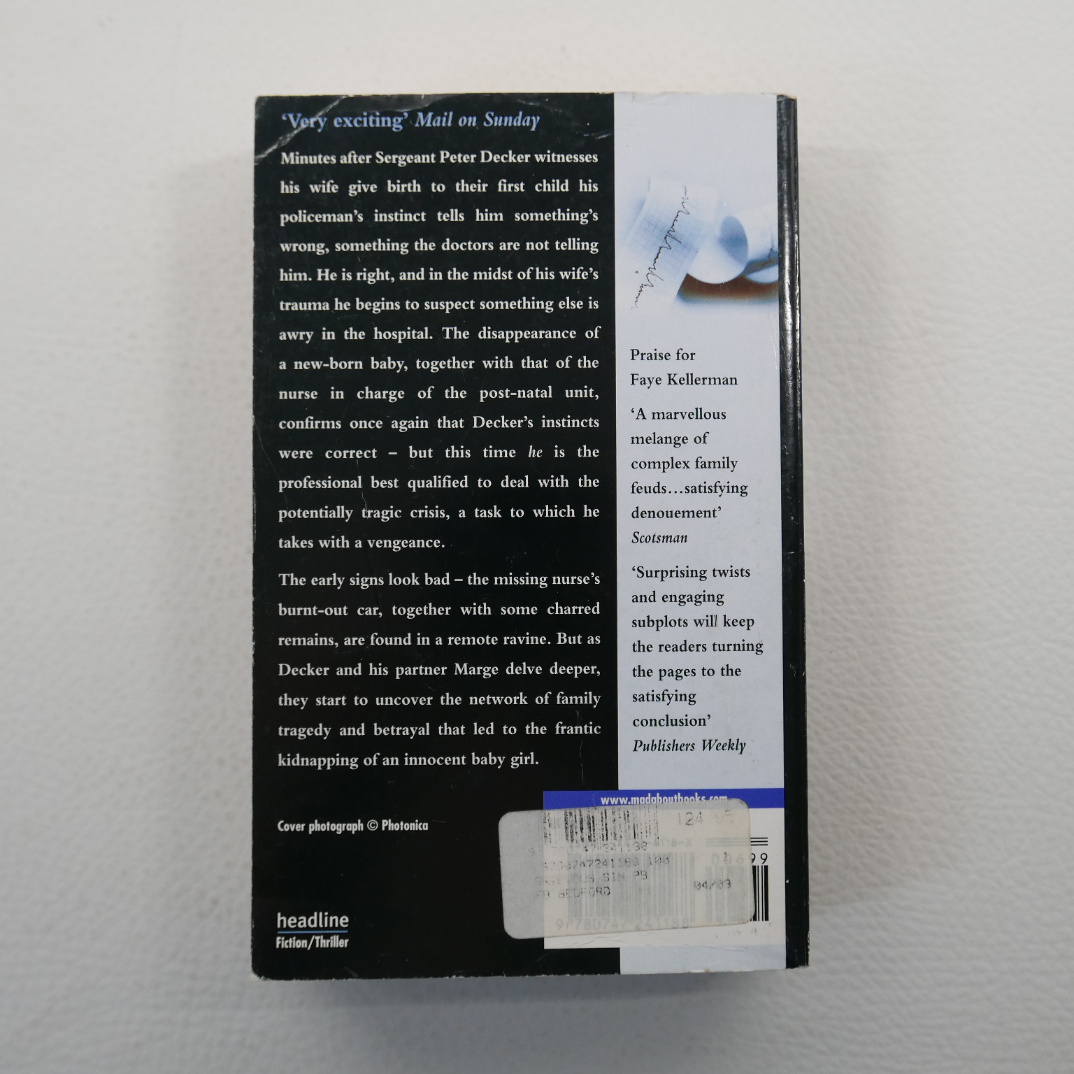 Grievous Sin by Faye Kellerman - The Crazy Book Inn
