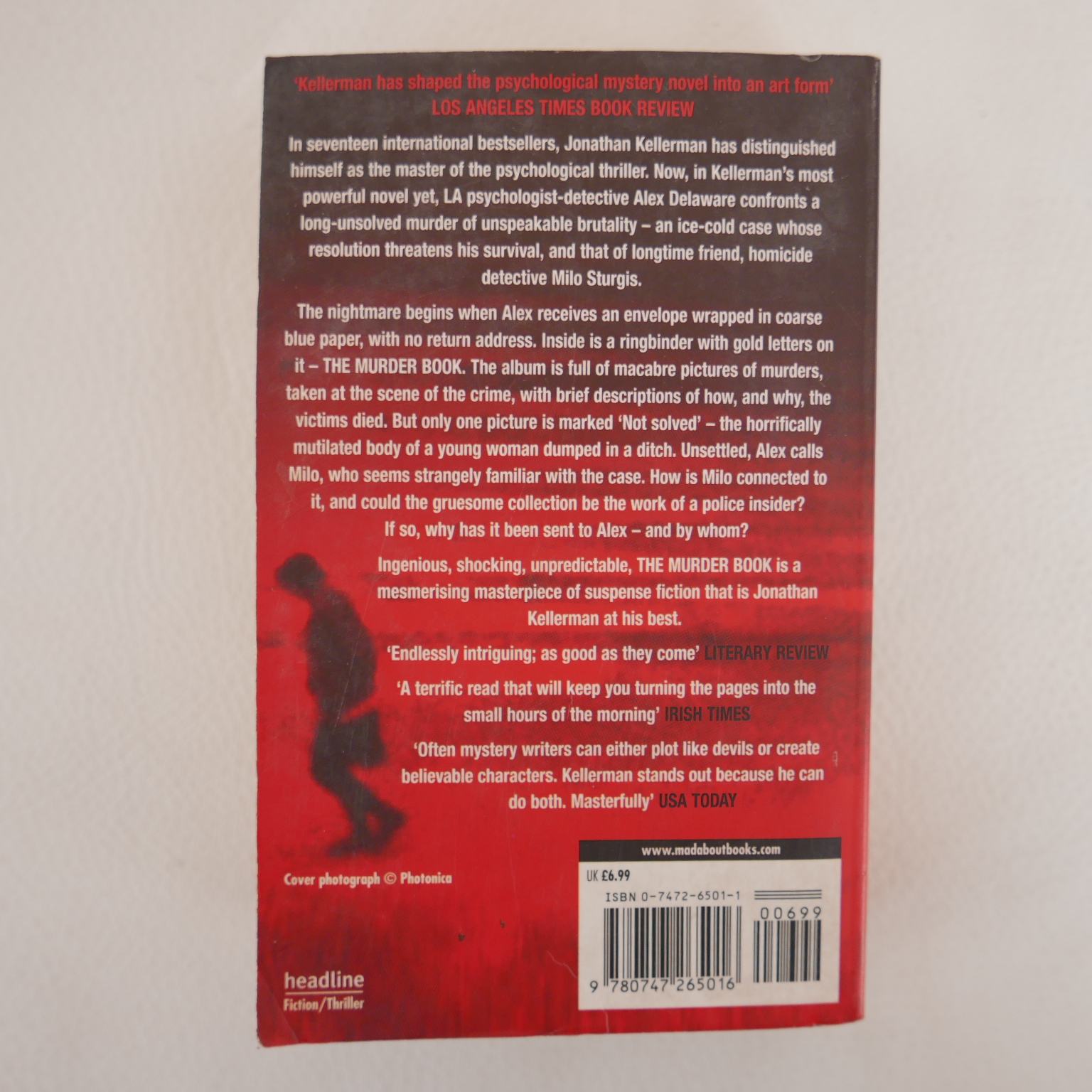 The Murder Book by Jonathan Kellerman - The Crazy Book Inn