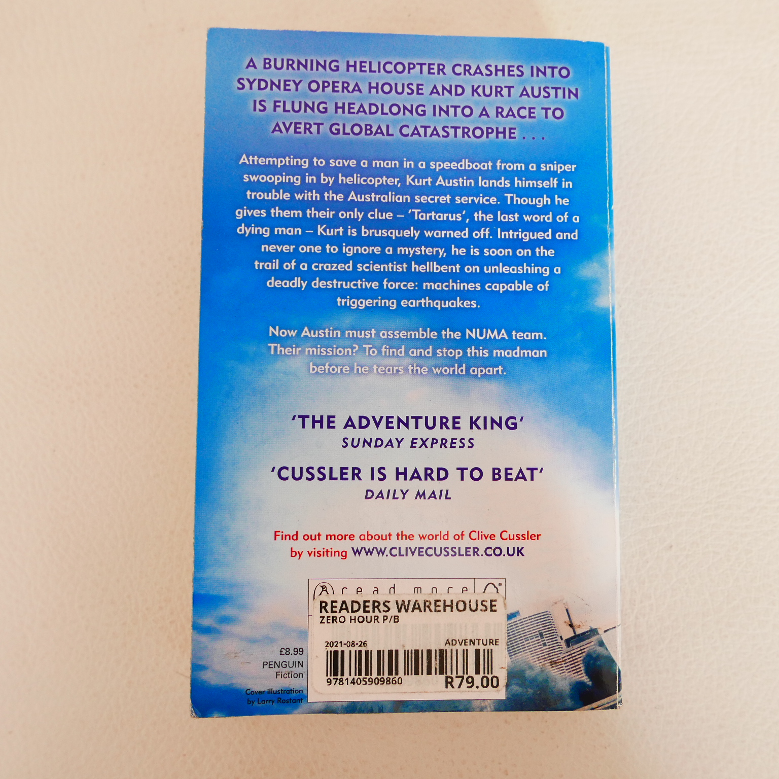 Zero Hour by Clive Cussler - The Crazy Book Inn