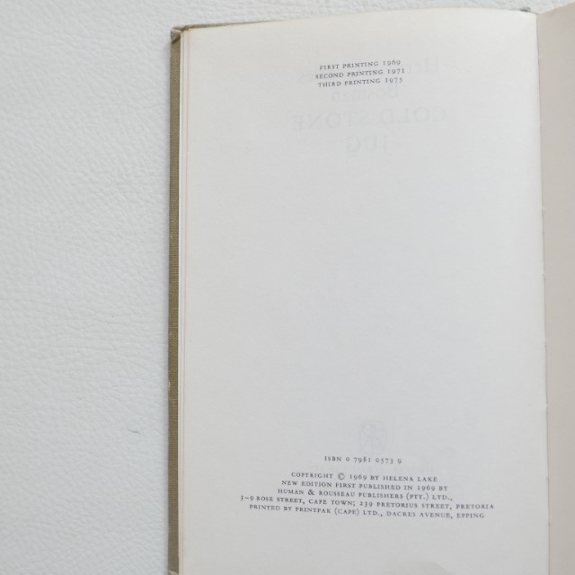 Cold Stone Jug by Herman Charles Bosman - The Crazy Book Inn