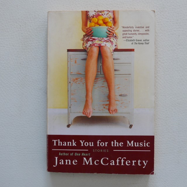Thank you for the Music by Jane McCafferty - The Crazy Book Inn