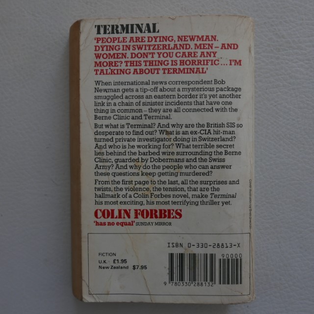 Terminal by Colin Forbes - The Crazy Book Inn