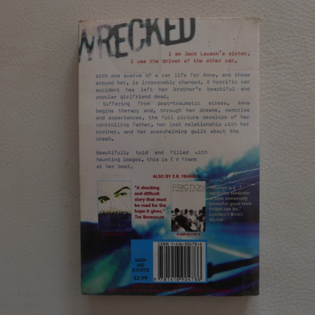 Wrecked by ER Frank - The Crazy Book Inn