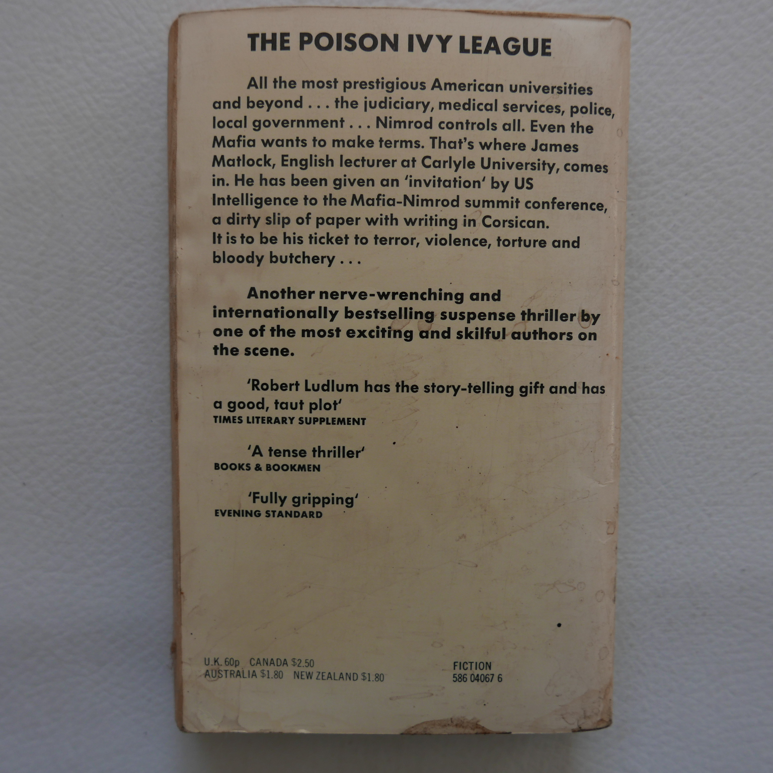 The Matlock Papers by Robert Ludlum - The Crazy Book Inn