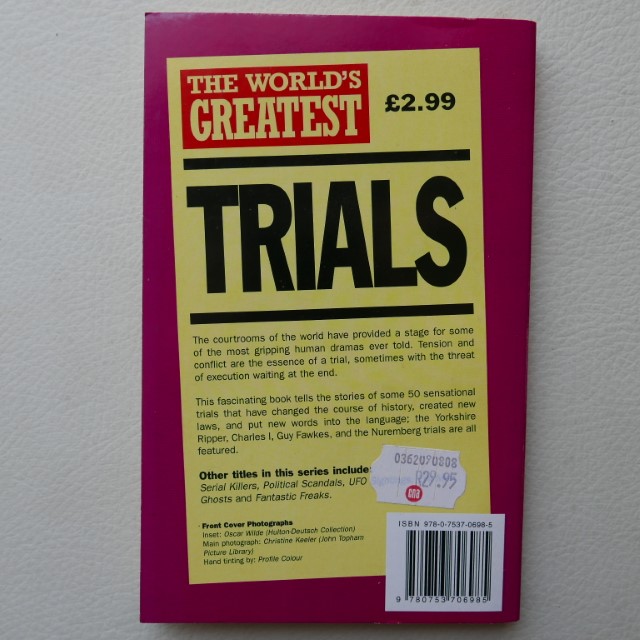 The World’s Greatest Unsolved Trails by Tim Healey (Published by Hamlyn ...