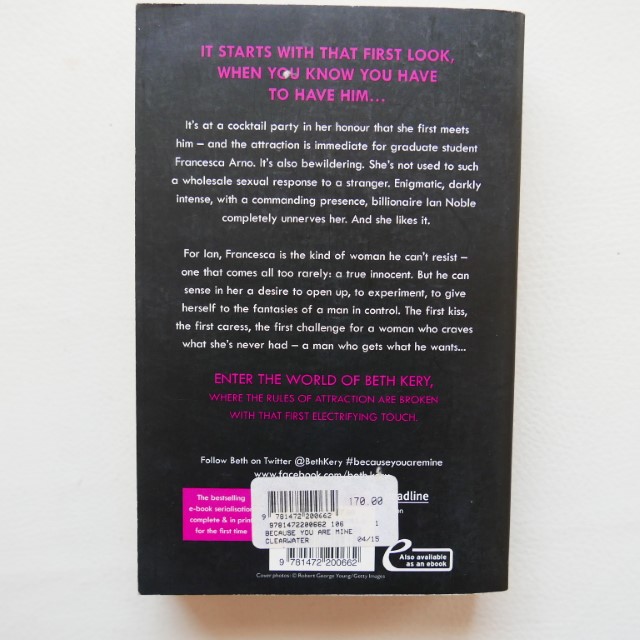 Because You Are Mine (Because You Are Mine #1) by Beth Kery - The Crazy ...
