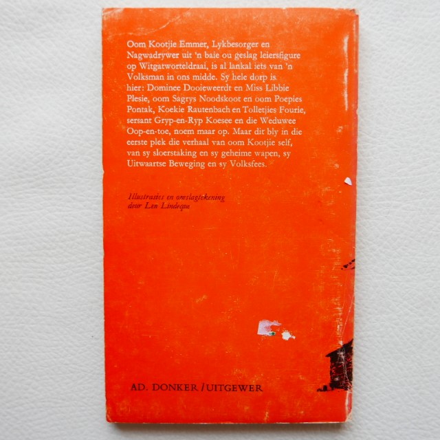 Oom Kootjie Emmer deur André P. Brink - The Crazy Book Inn