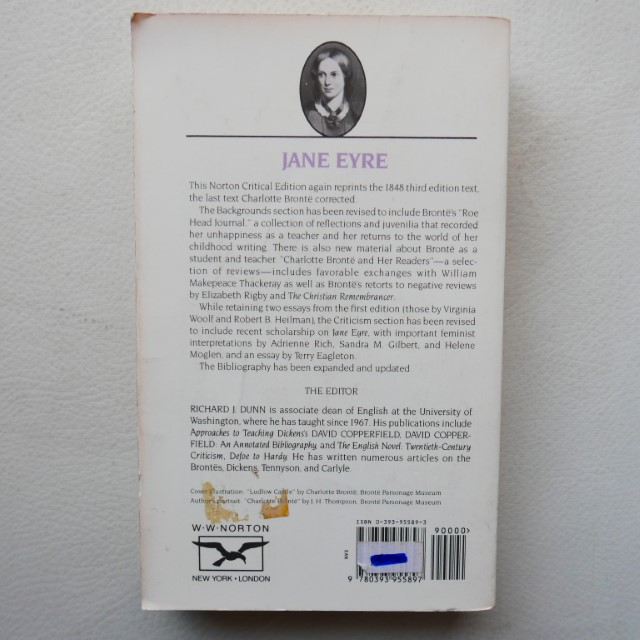 Jane Eyre by Charlotte Brontë - The Crazy Book Inn