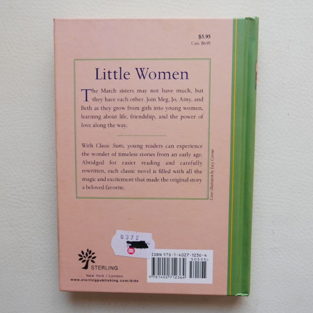 Little Women (Classic Starts) by Louisa May Alcott - The Crazy Book Inn