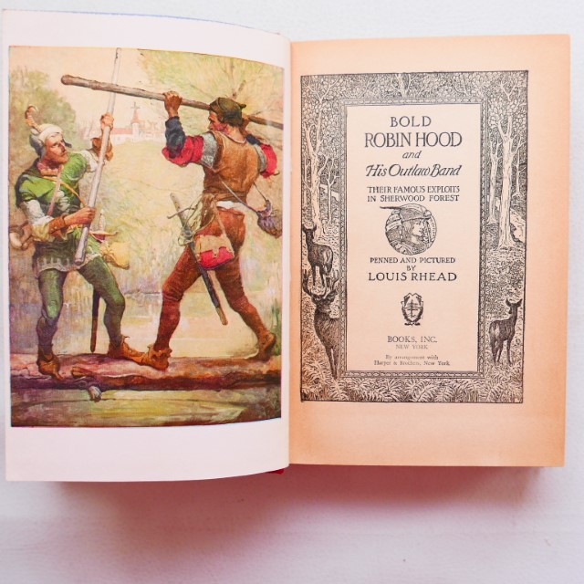 Bold Robin Hood and his Outlaw Band by Louis Rhead - The Crazy Book Inn