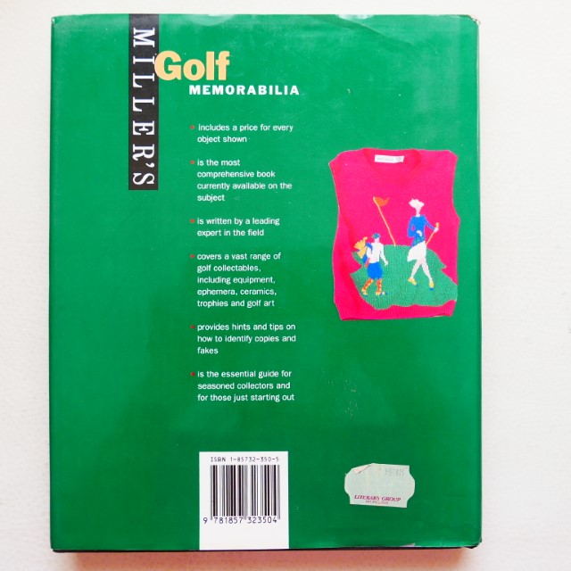 Miller’s Golf Memorabilia by Sarah Fabian-Baddiel - The Crazy Book Inn