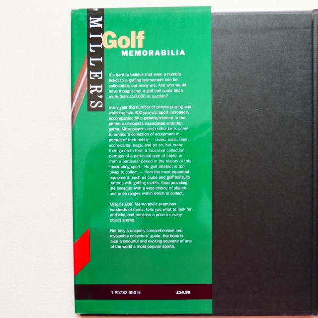 Miller’s Golf Memorabilia by Sarah Fabian-Baddiel - The Crazy Book Inn