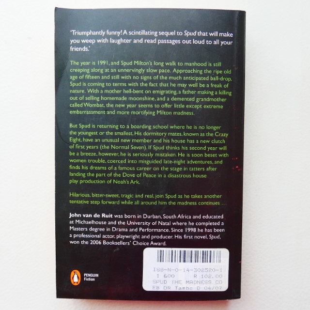 Spud – The Madness Continues by John van de Ruit - The Crazy Book Inn